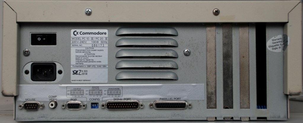 Commodore PC 10-III - Old Crap Vintage Computing