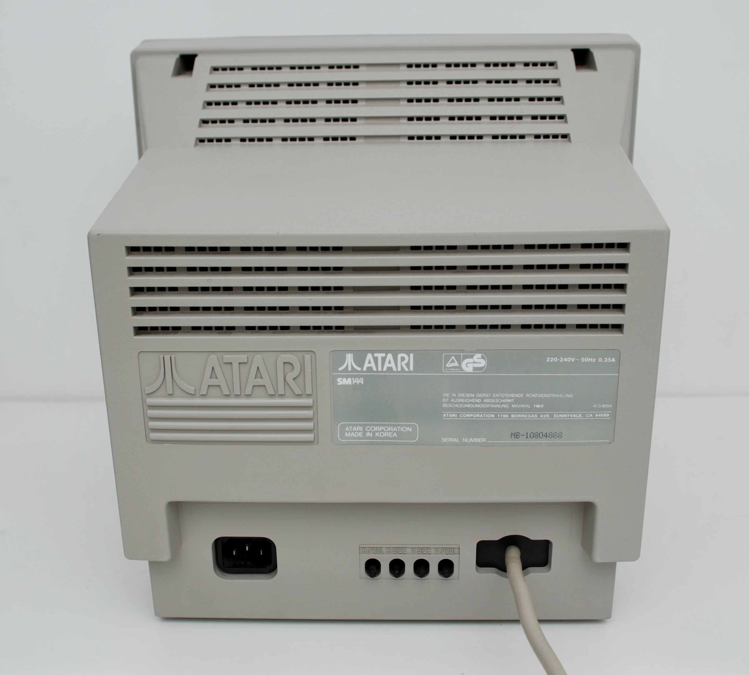 Atari SM144 Monitor - Old Crap Vintage Computing