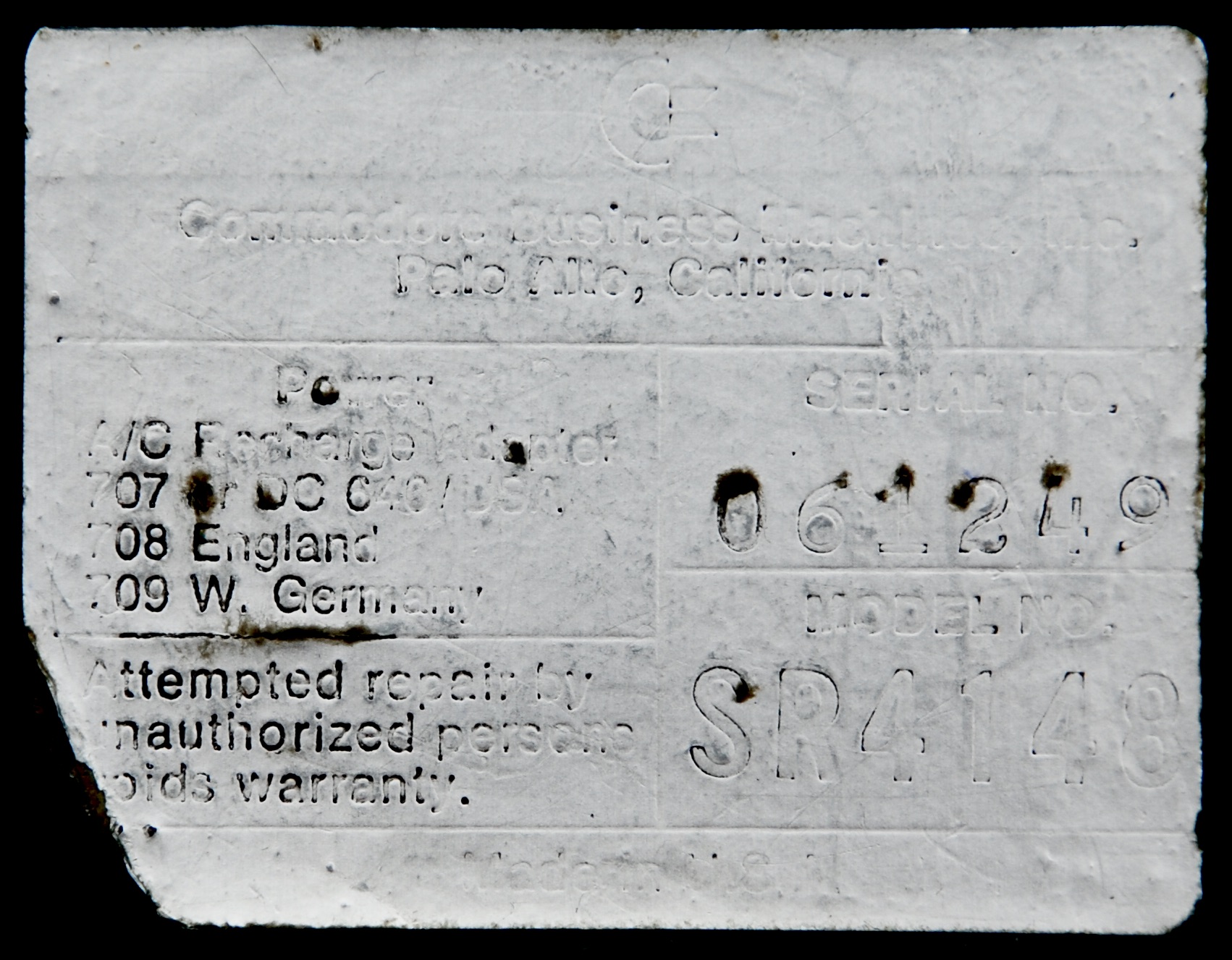 Commodore SR-4148 - Old Crap Vintage Computing