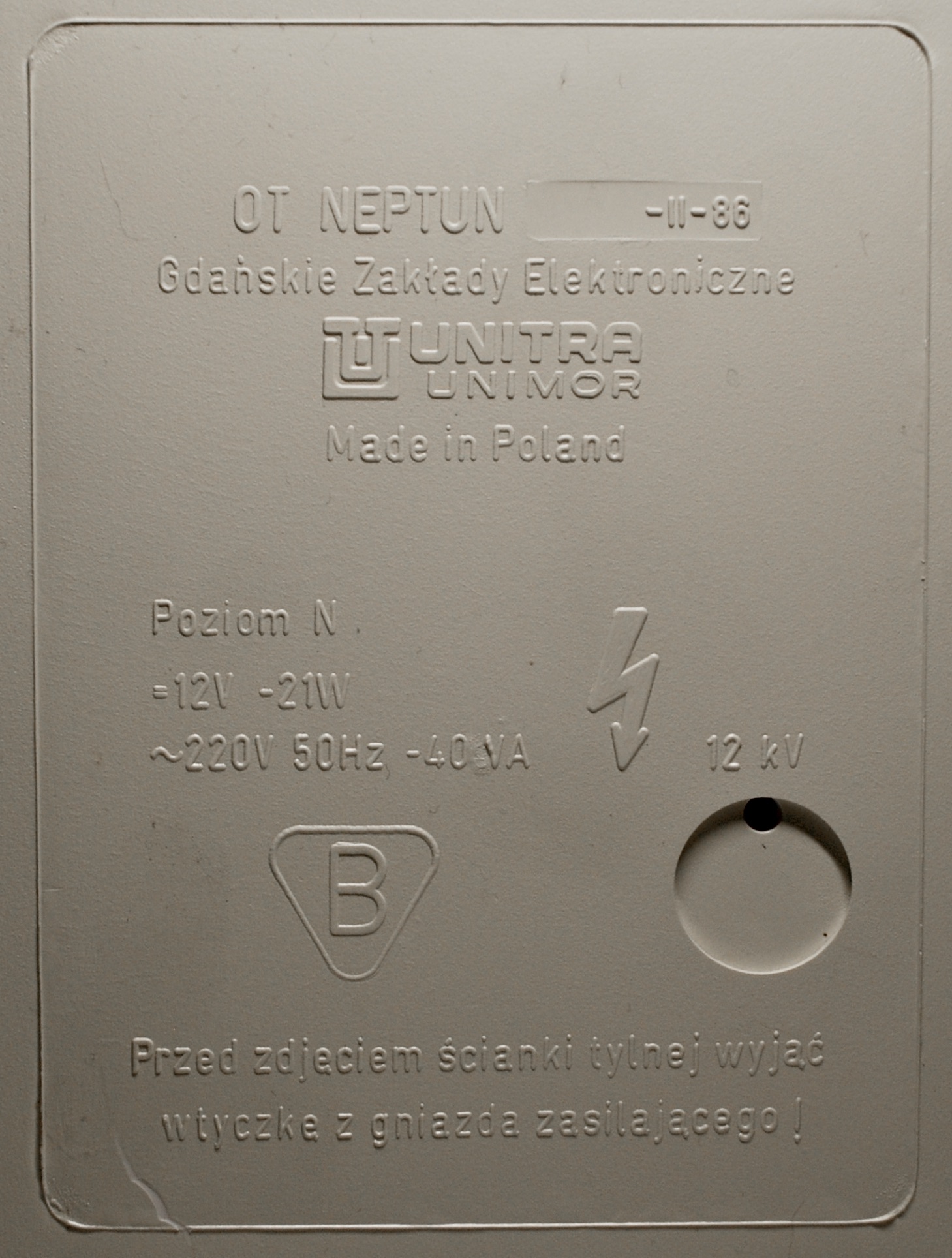 Neptun 150A TV - Old Crap Vintage Computing