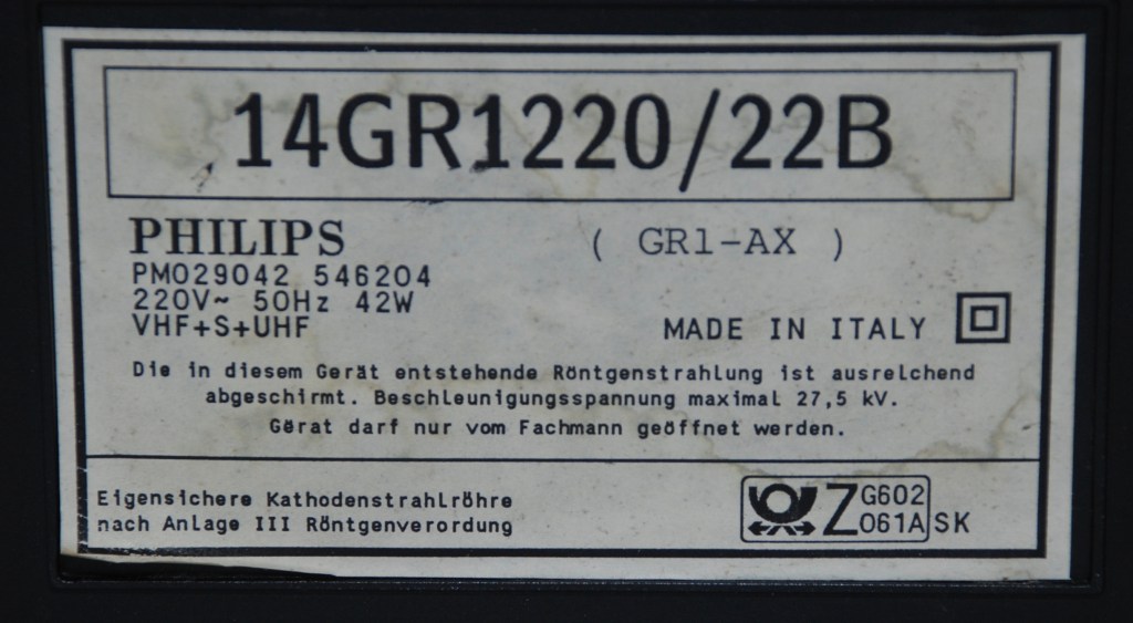 Philips Discoverer TV - Old Crap Vintage Computing