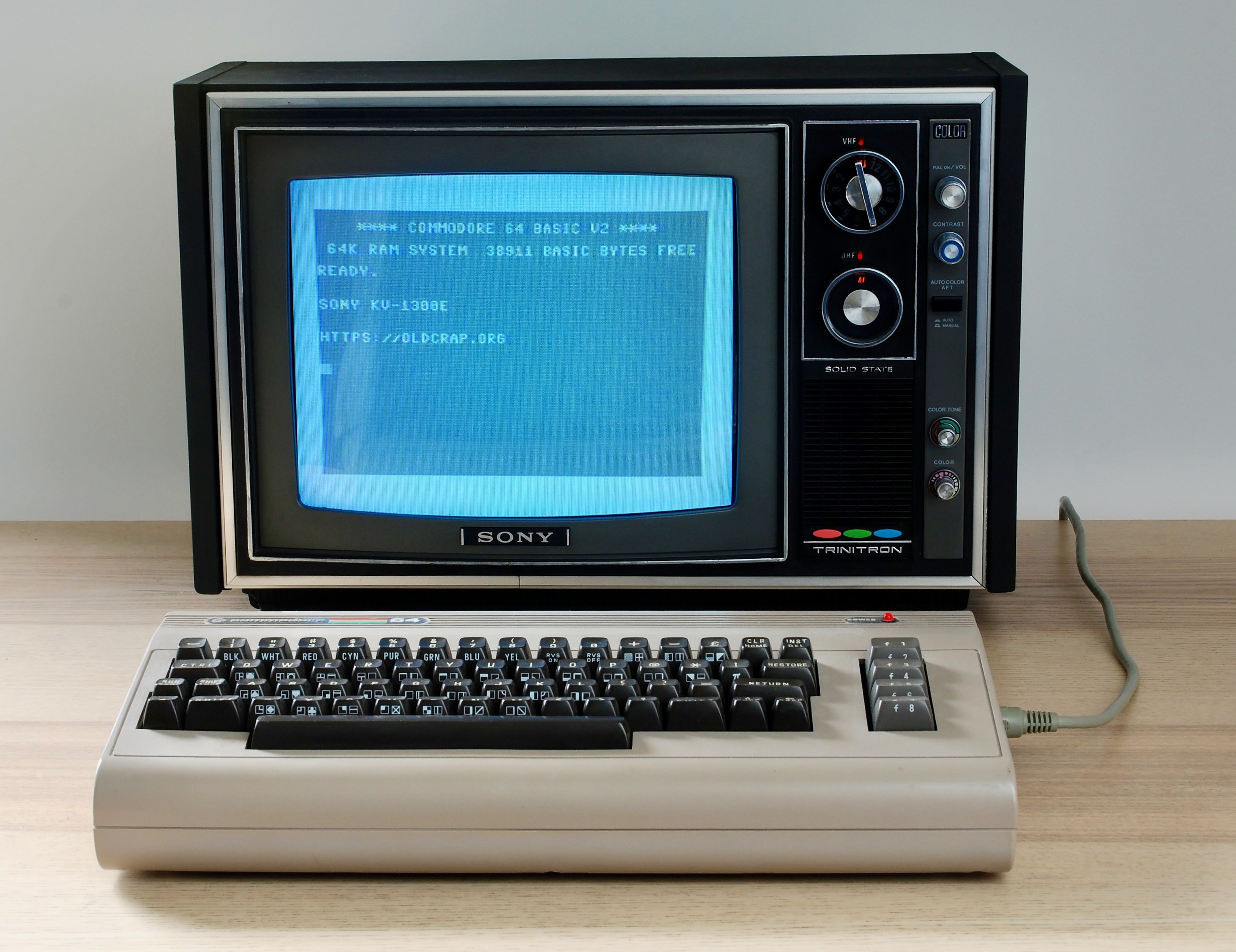 Sony KV-1300E TV - Old Crap Vintage Computing