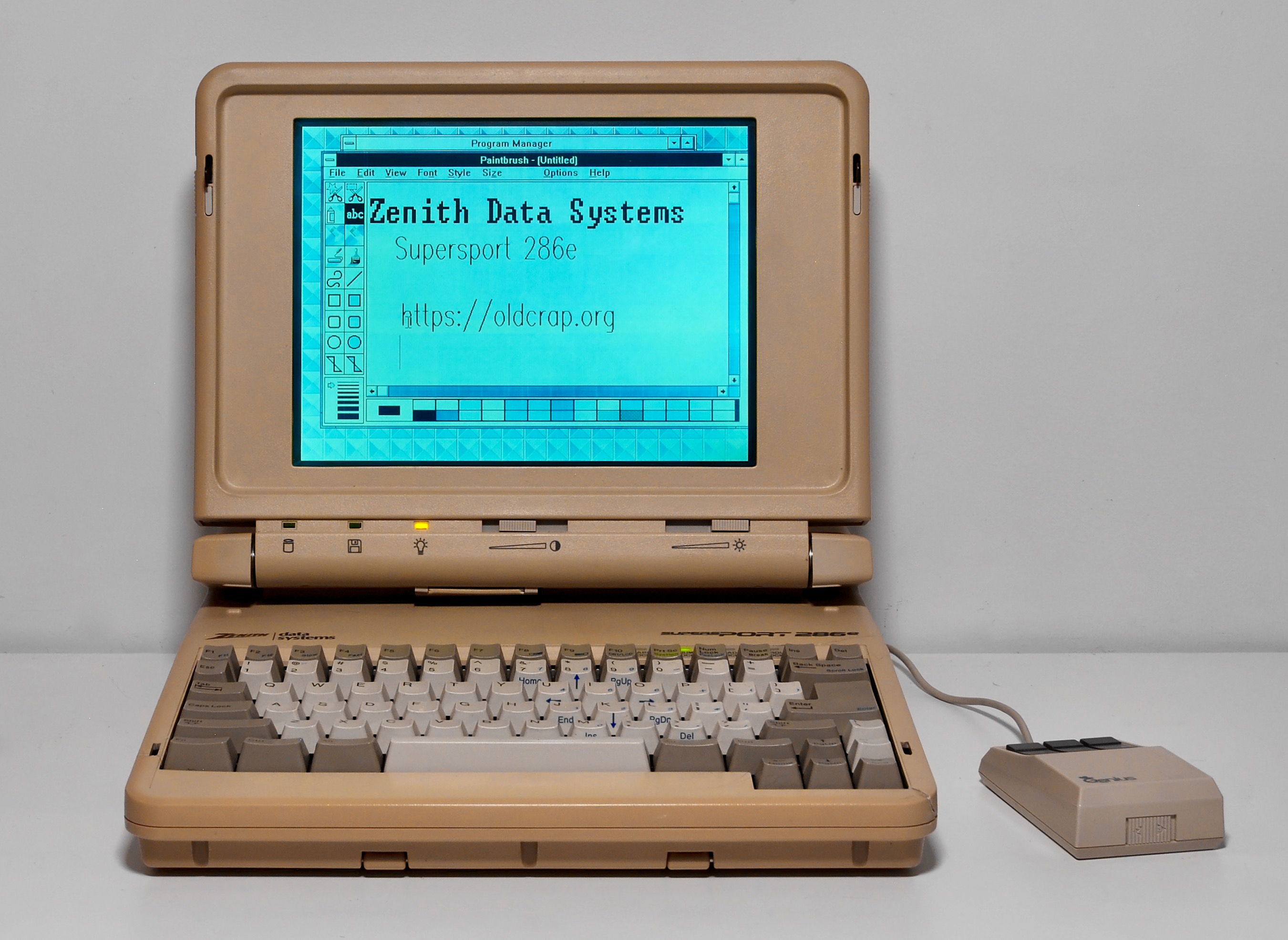 Zenith SuperSport 286e - Old Crap Vintage Computing