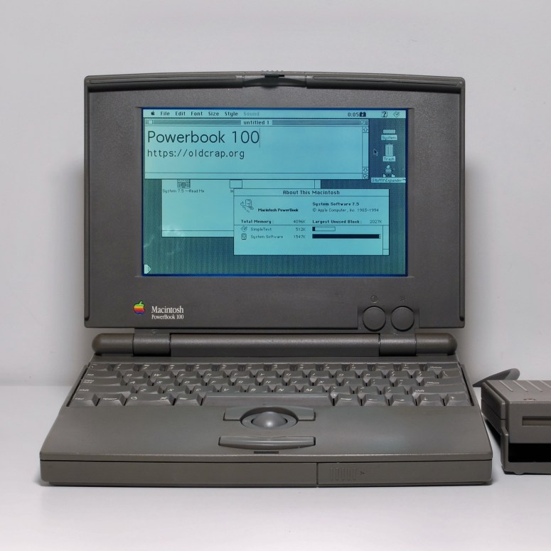 Apple Macintosh Powerbooks 100 Series - best of 90s - Old Crap Vintage ...