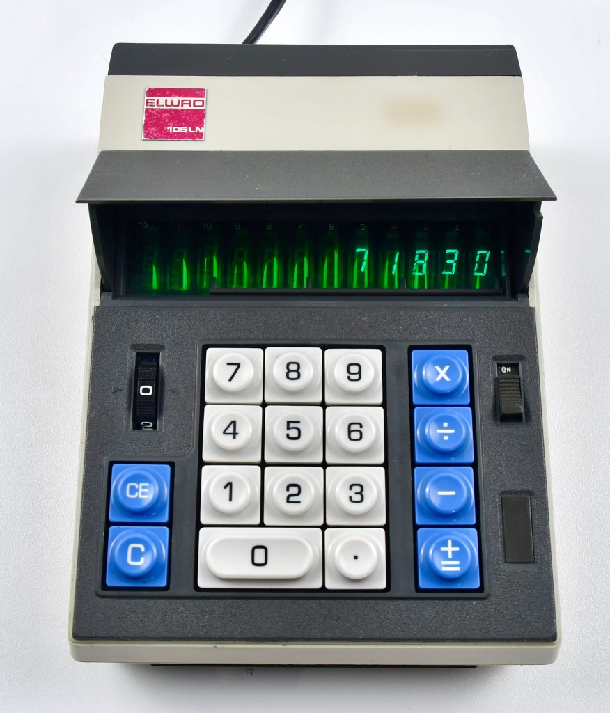 Elwro 105-LN Calculator - Old Crap Vintage Computing