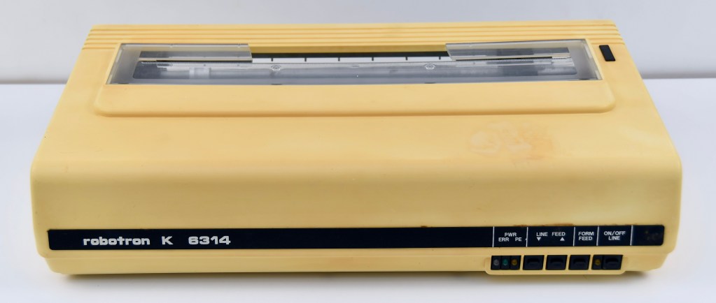 Robotron K 6314 Printer - Old Crap Vintage Computing